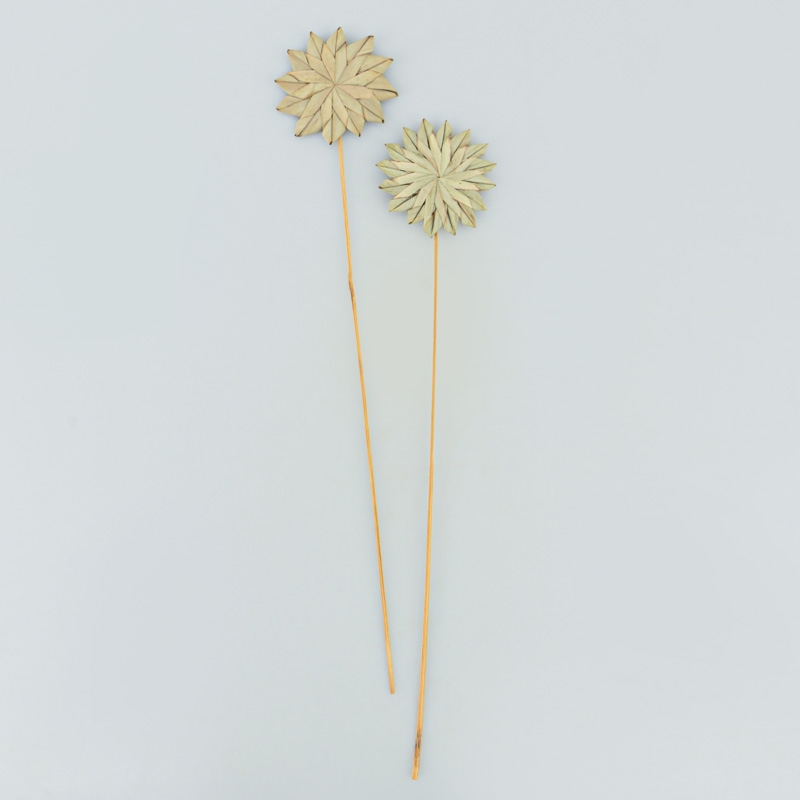 Lot de 2 tiges végétales décoratives 'Solea' - L'Incroyable